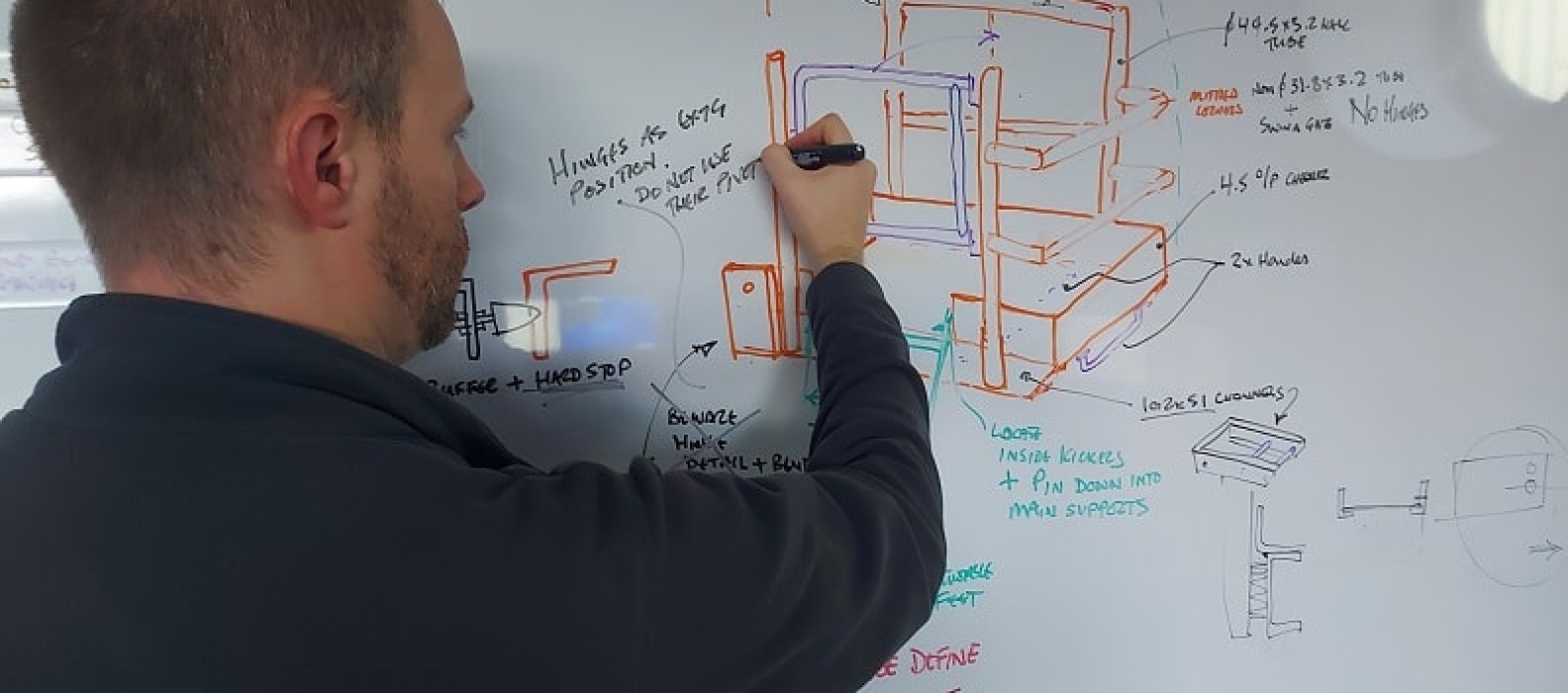 The importance of a whiteboard and conversations - Bennett Engineering